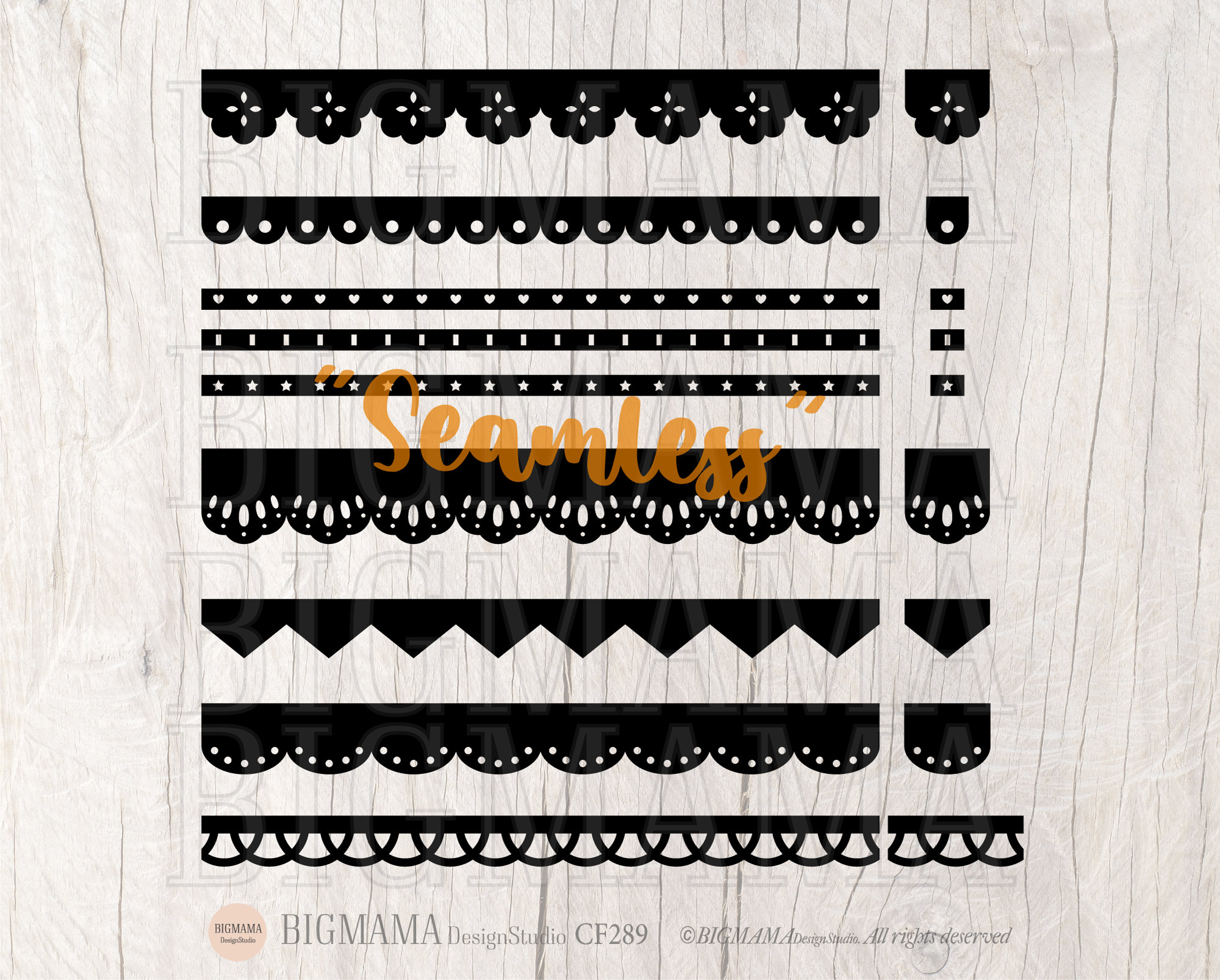 Lace Borderborder Svgseamlesspatternborder Svg - Etsy