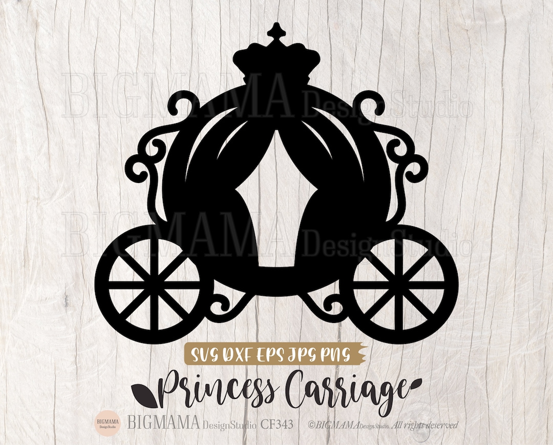 Princess Carriage Svg,fairy Tale,cake,birthday,girls,kids,tshirt,vinyl ...