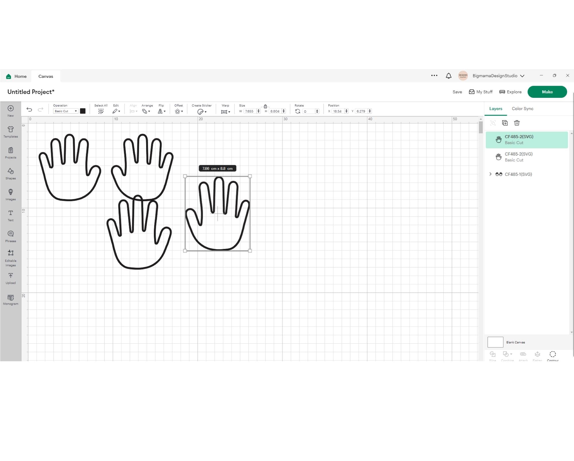 Hand Print Svg,dxf,hand Prints,png,cut File,cutting File,kids,school ...