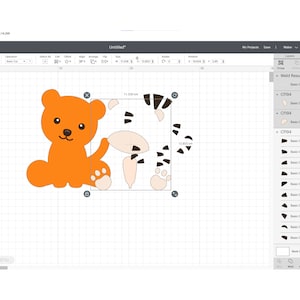 Baby Tiger Svg,cricut,cut File,layered,dxf,tiger Svg File,safari,jungle ...