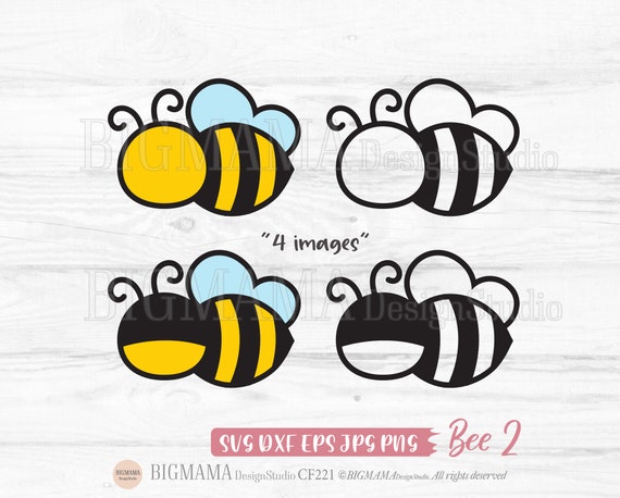 Honey Bee Svgbee Svgbee Layereddxfcut | Etsy