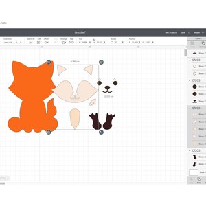 Cute Baby Fox Svgwoodland Animals Svgforestcute Fox Svgfox - Etsy
