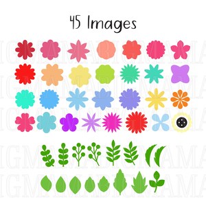 Flower Shape Svg,floral,flower Elements Svg,flower Svg Cutting File ...