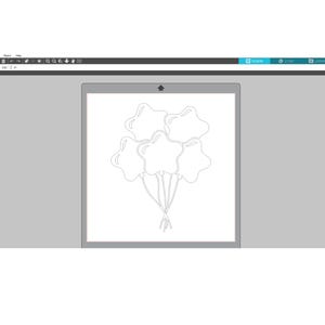 Star Balloon Svg,stars,balloon Cut File,party,birthday,outline,balloon ...