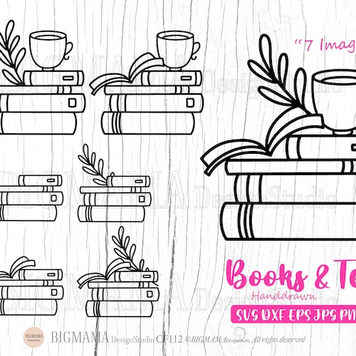 Bookcase Layered SVG Cut File Bundle for Silhouette and - Etsy