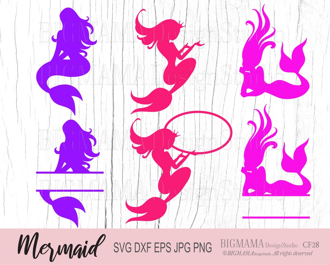 Mermaid Svg,mermaids Dxf,mermaid Flame Svg,cut File,cutting,cricut ...