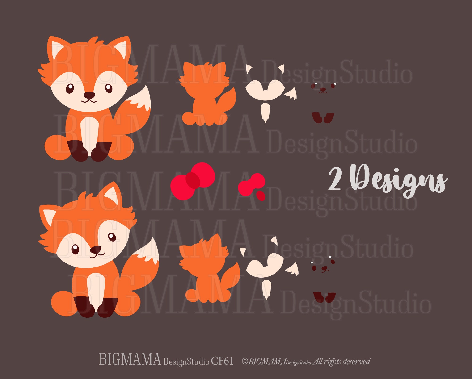 Baby Fox Svg,cute Fox Svg,fox Svg for Cricut,fox Svg Layered,dxf ...