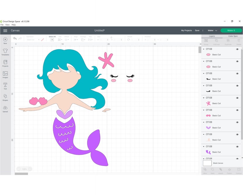 Mermaid Svgmermaid Princessseasummergirldxfcut - Etsy