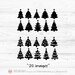 Christmas Tree Svg,pine Tree,png,dxf,spruce,cut File,tree Bundle,nature ...