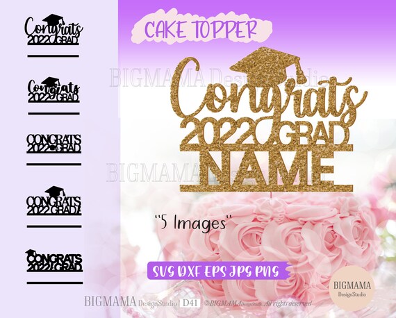 Graduation Cake Topper - Etsy