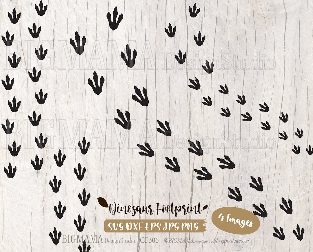 Dinosaur Tracks Clip Art