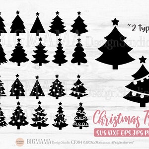 Christmas Tree Svg,pine Tree,png,dxf,spruce,cut File,tree Bundle,nature ...