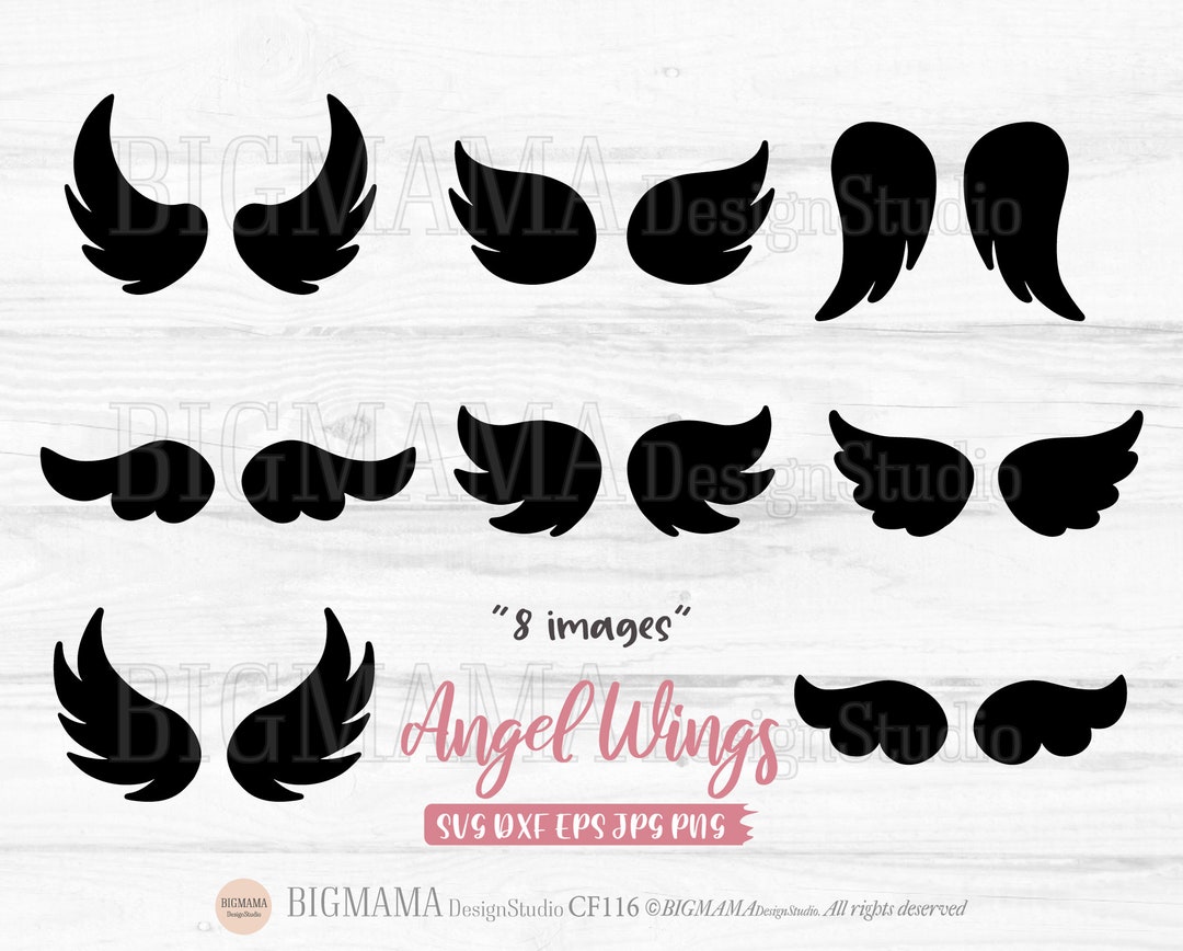 Angel Wings Svg,angel Wing Svg,angel Wings Png,wings Shape,wing Shape ...