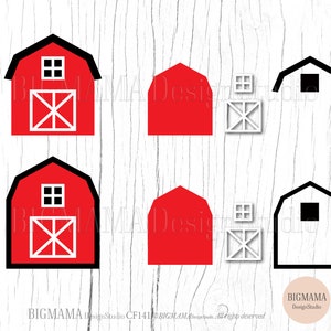 Farm Barn Svg,dxf,barns,windmill,barn Svg Cricut,cut File,vinyl,farm ...