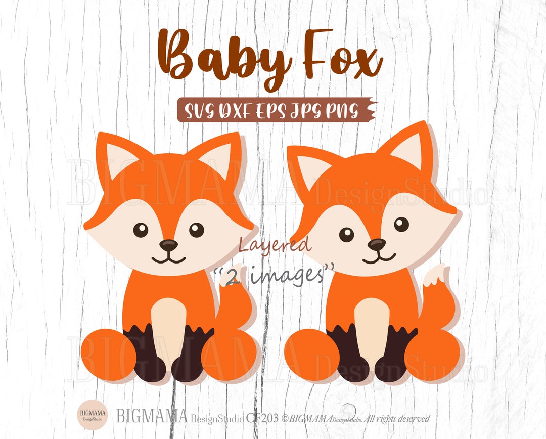 Cute Baby Fox Svg,woodland Animals Svg,forest,cute Fox Svg,fox Svg for ...