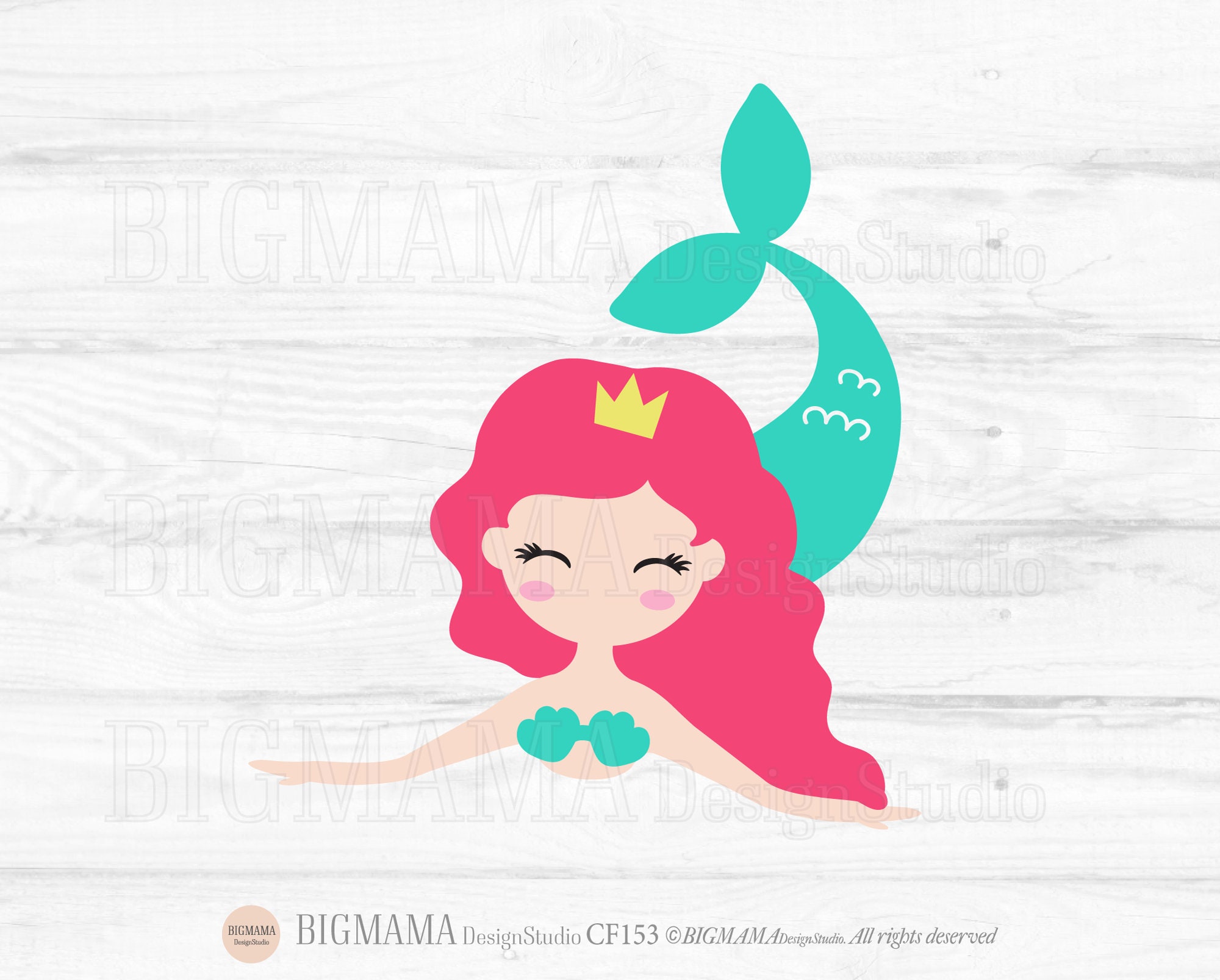 Mermaid Princess Svgmermaidseasummergirldxfcut - Etsy