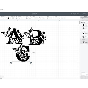 Mermaid Alphabet Svg,mermaid Letters Svg,alphabet Bundle,font,monogram ...