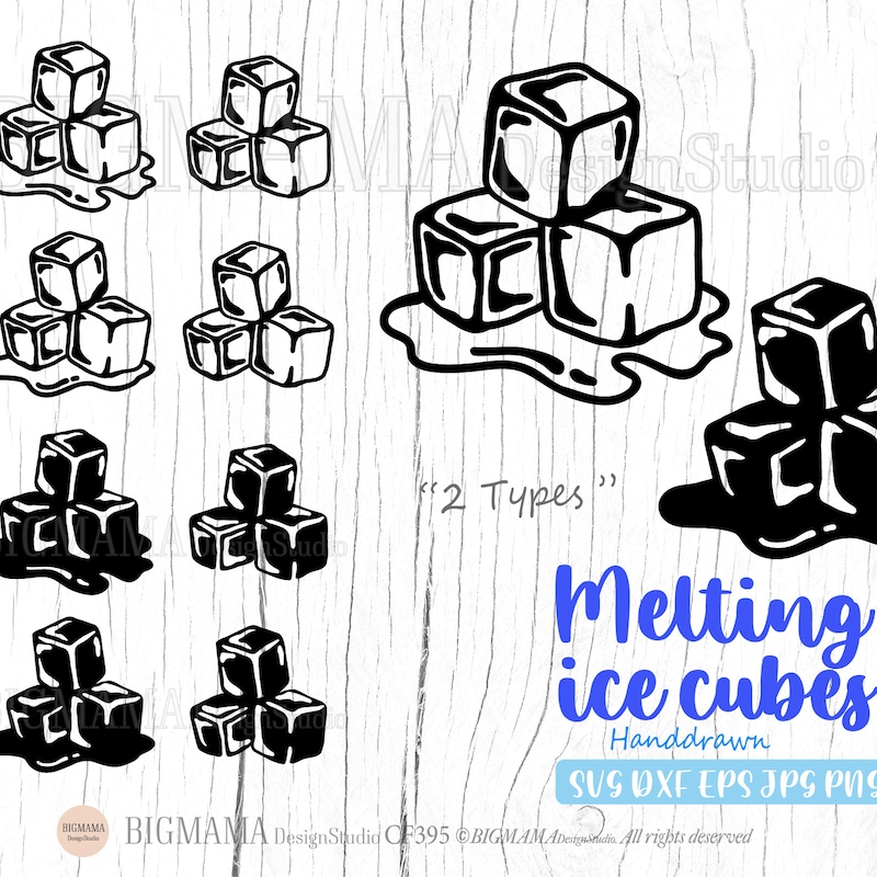 Melting of Ice Cubes - Etsy