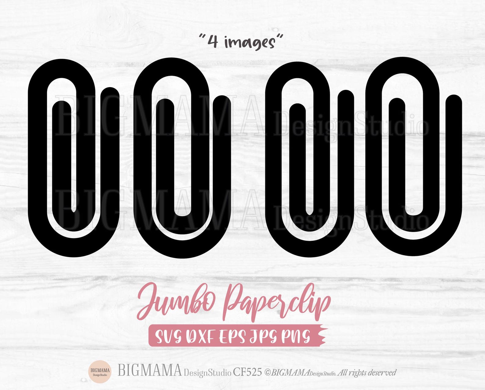 Jumbo Paper Clip Svg,template,bookmark Template,png,dxf,cricut ...