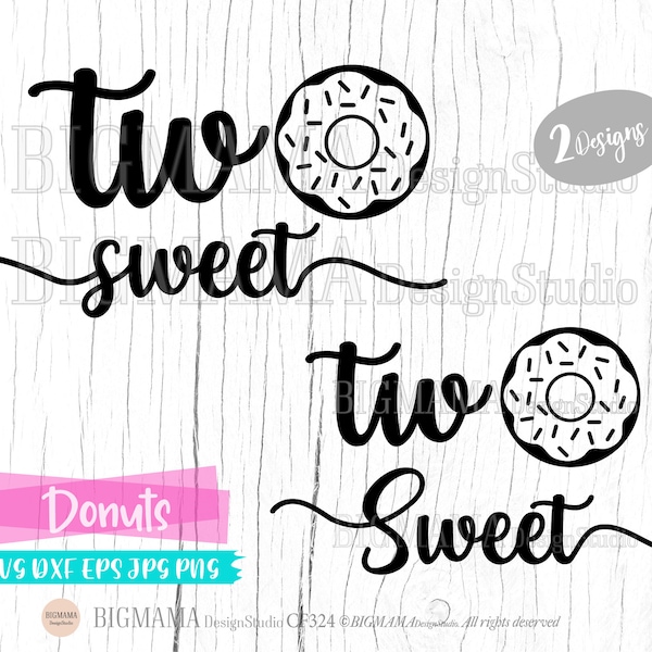 Two Sweet Birthday - Etsy