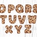 Giraffe Alphabet Svg,safari,numbers,letters,bundle,animal Print,wild ...