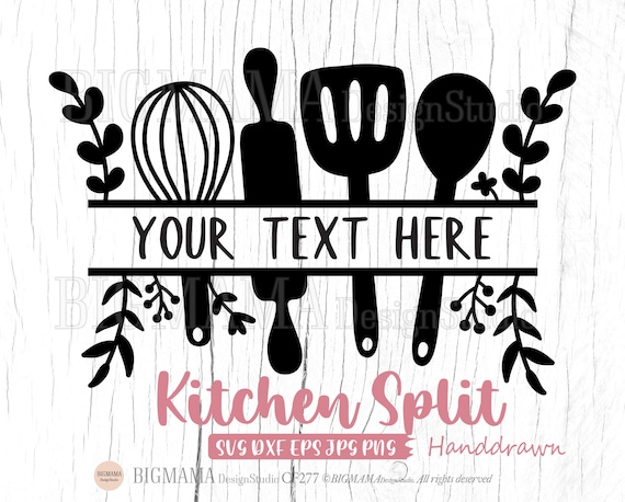 Kitchen Split Svgframekitchen - Etsy