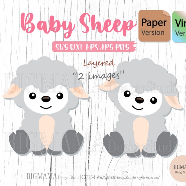 Baby Sheep Svg - Etsy