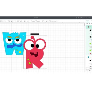 Monster Alphabet Svg,numbers,letters,birthday Boy,bundle,name,layered ...