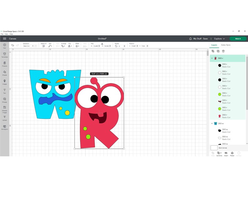 Monster Alphabet Svg,numbers,letters,birthday Boy,bundle,name,layered ...