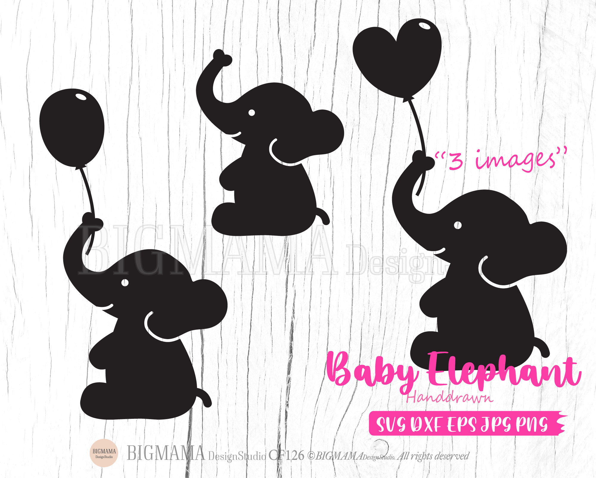 Baby Elephant Svgelephant Svg Filesvg Cut - Etsy
