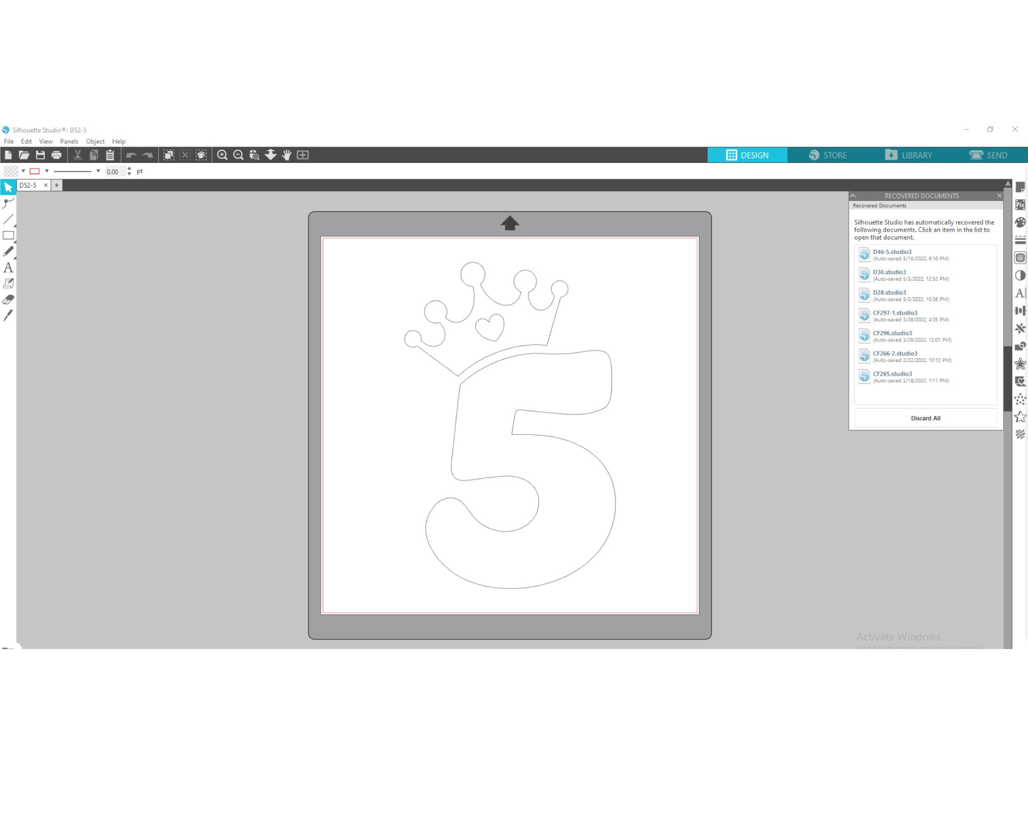 Numbers With Crown Svg,princess,birthday,dxf,year Old,kids,girl,party ...