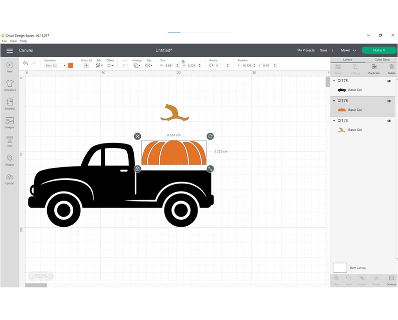 Pumpkin Truck SVG File,fall Truck,dxf,fall Pumpkin Truck,cut File ...