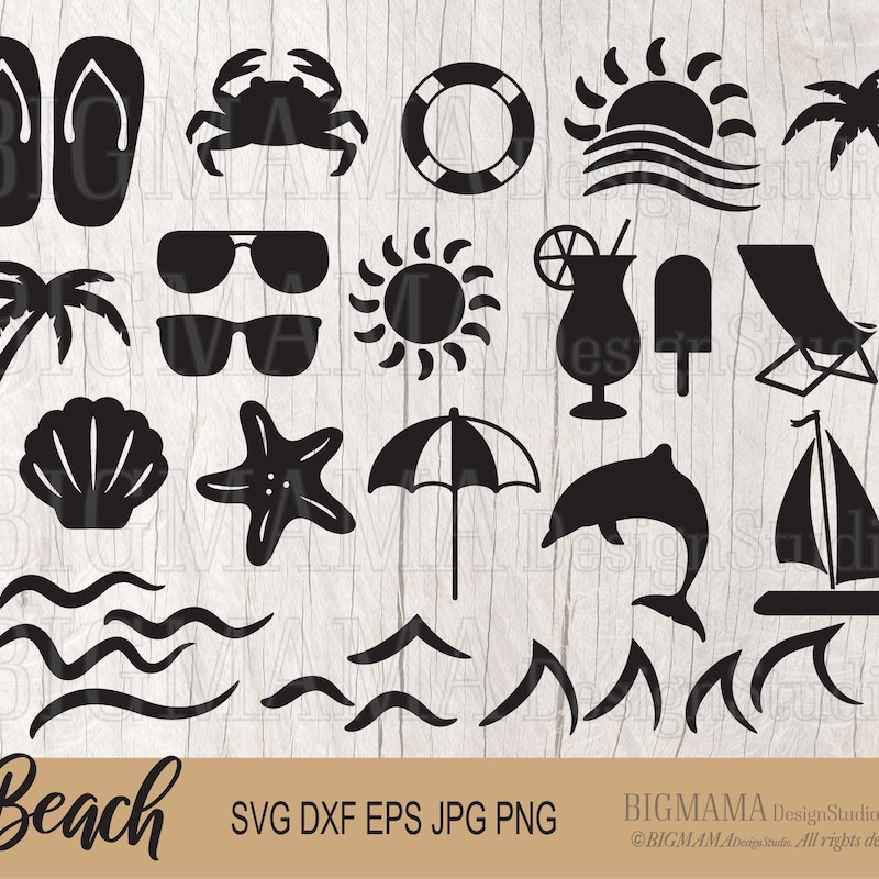 Beach Svg - Etsy