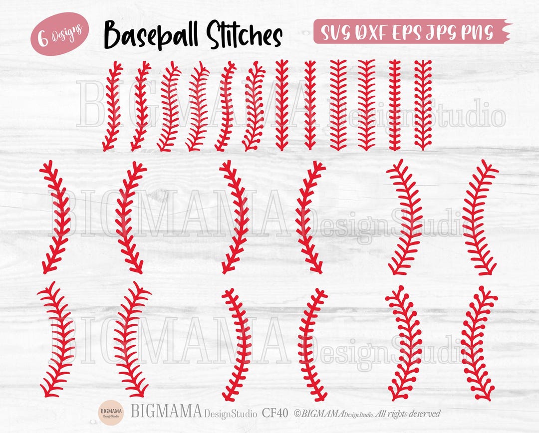 Baseball Svg,baseball Stitches,bundle,softball,baseball Threads,png ...
