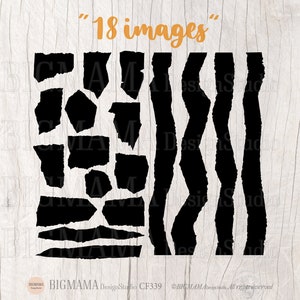 Torn Paper Svg,torn Paper Template,cut File,cutting File,png,scrap,torn ...