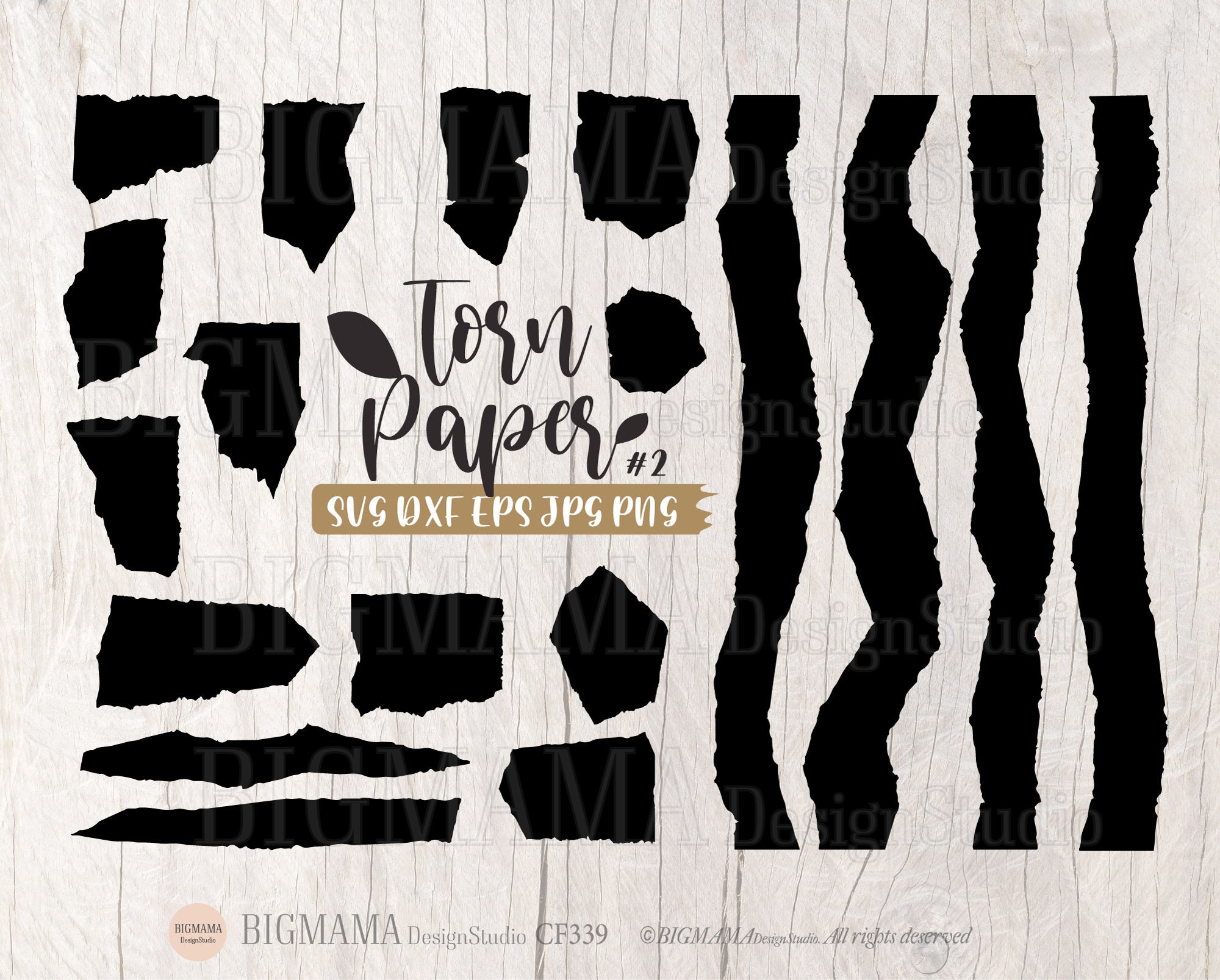 Torn Paper Svg,torn Paper Template,cut File,cutting File,png,scrap,torn ...