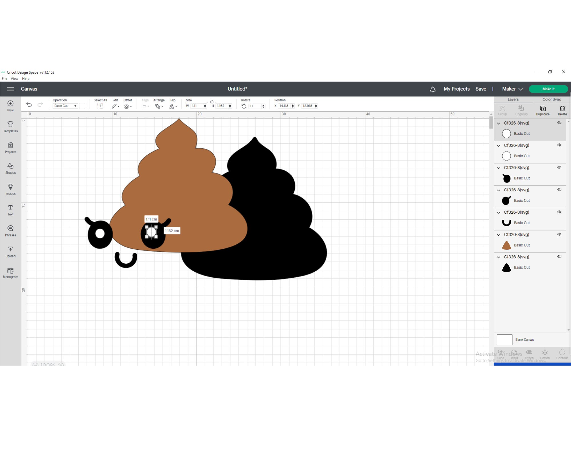 Cute Poop Svgpoop Emoji Svg - Etsy Australia