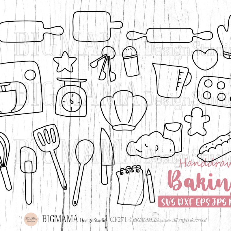 Cooking Svg Dxf Eps - Etsy