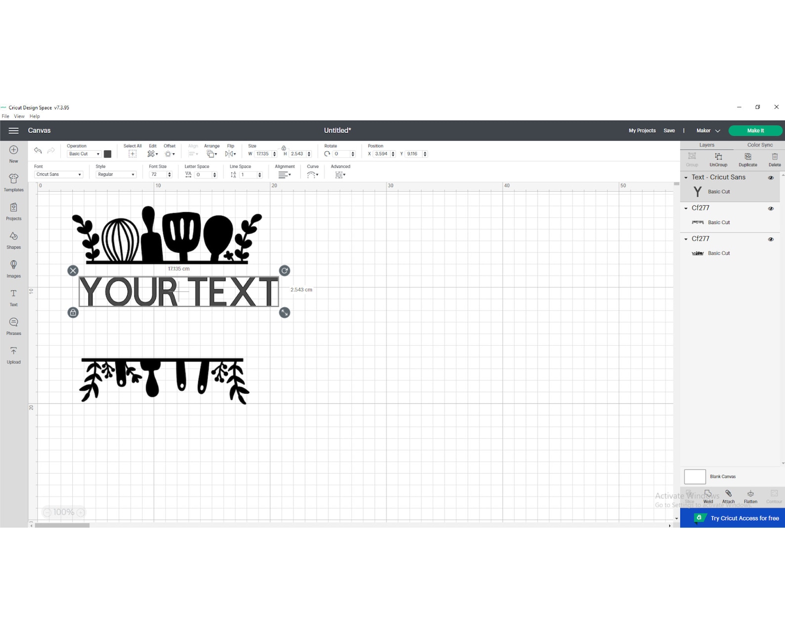 Kitchen Split Svg,frame,kitchen Sign,baking,monogram,cooking,name,chef ...