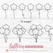 Star Balloon Svg,stars,cut File,line Art,party,birthday,outline,balloon ...