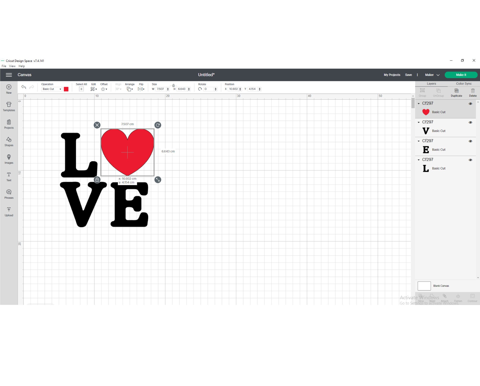 Love Heart Svgvalentines Daylove With Heartheart - Etsy