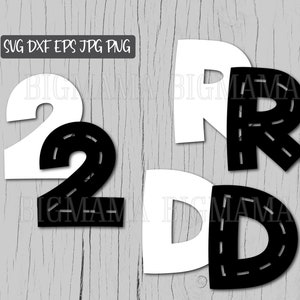 Race Track Alphabet Svg,road Numbers,letters,road Bundle,birthday,car ...