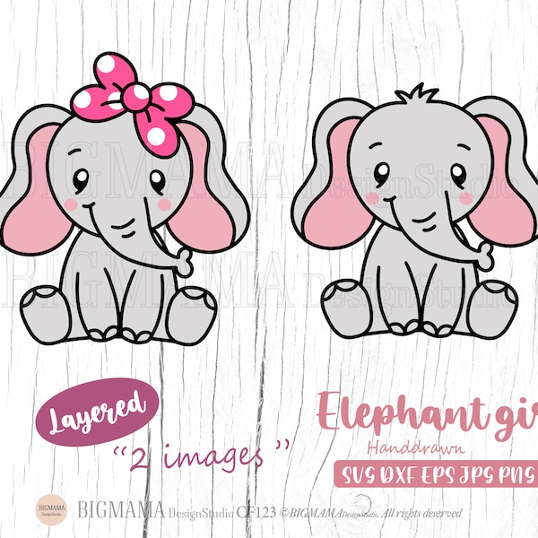 Baby Girl Elephant - Etsy