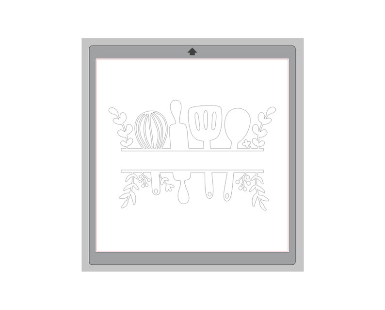 Kitchen Split Svg,frame,kitchen Sign,baking,monogram,cooking,name,chef ...