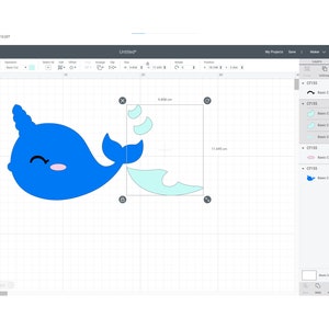 Narval SVG, Narval, Baby Shower, Cricut, Cortar archivo, En capas, DXF ...