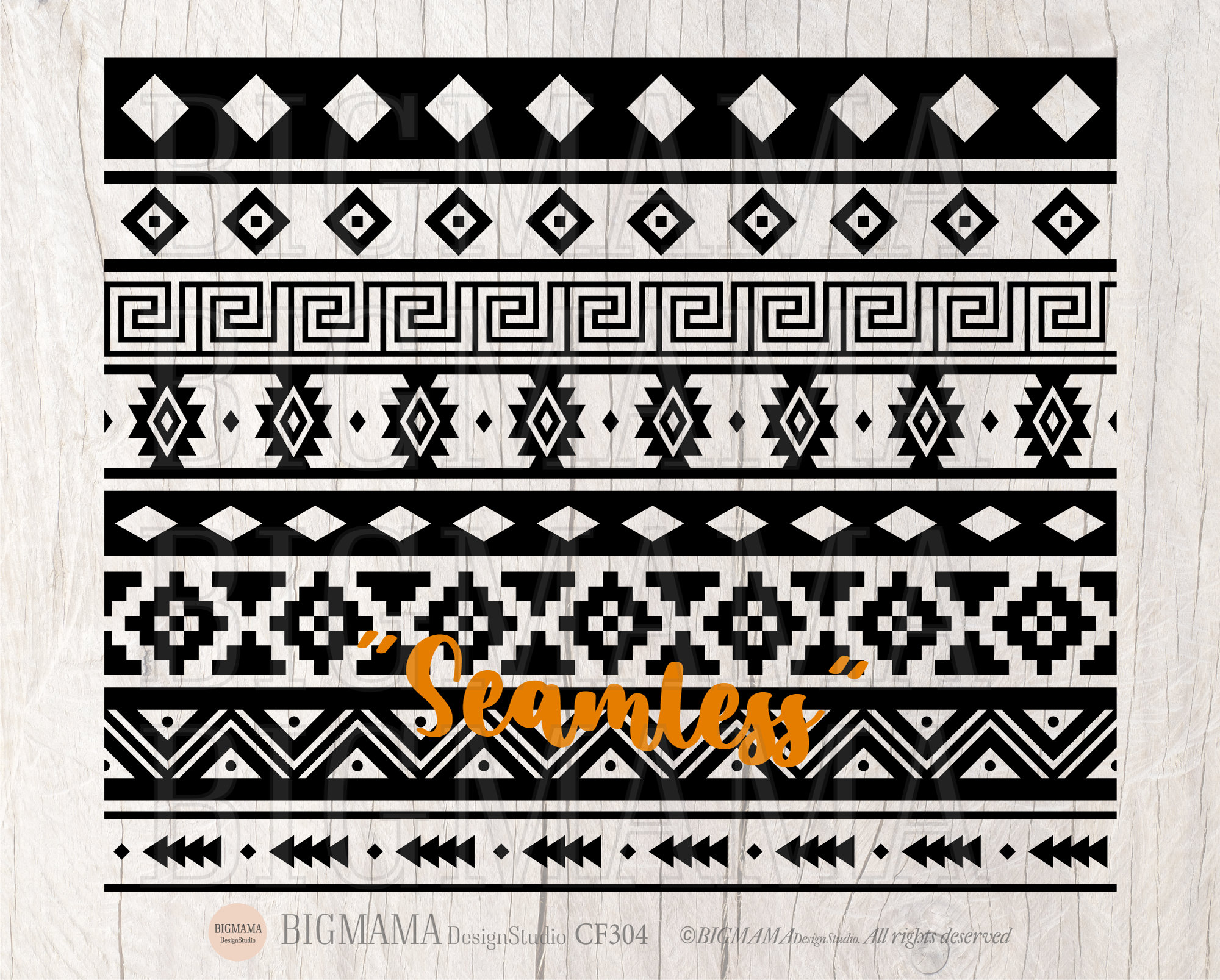 Aztec Pattern Svg,border Svg,seamless,tribal Native American,southwest ...