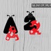 Ladybug Alphabet Svg,dxf,letters,font,numbers,birthday,cut File,bundle ...