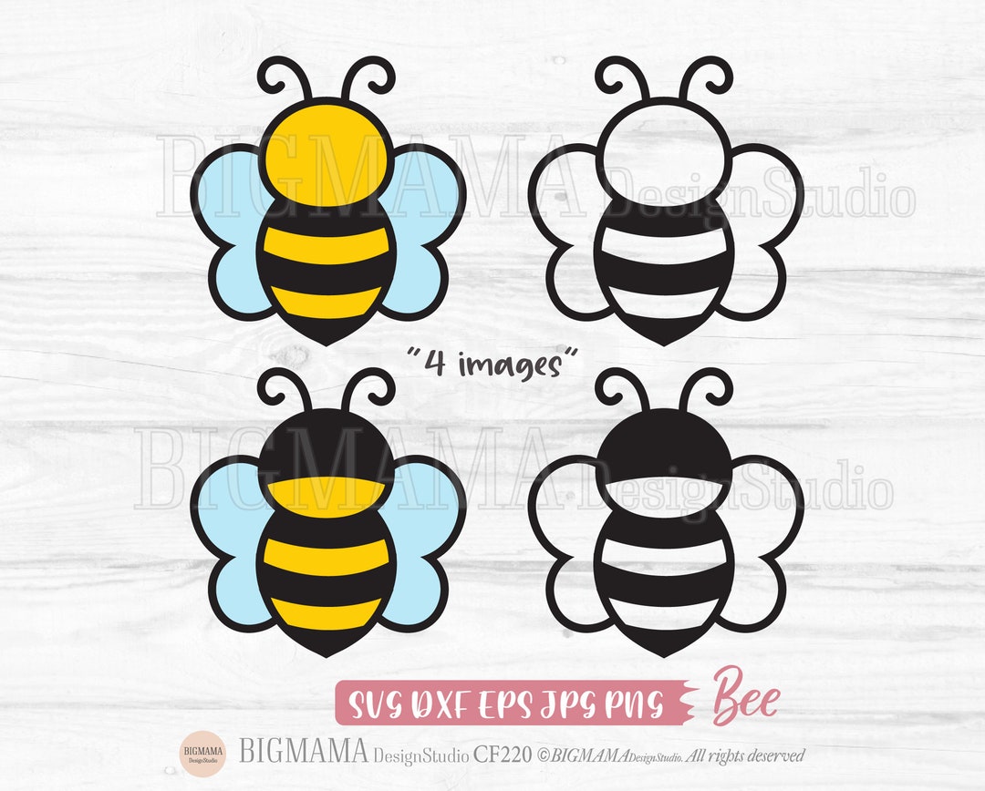 Bee Svg,honeybee Svg,bee Layered,clipart,line,clipart,bumblebee,dxf,cut ...