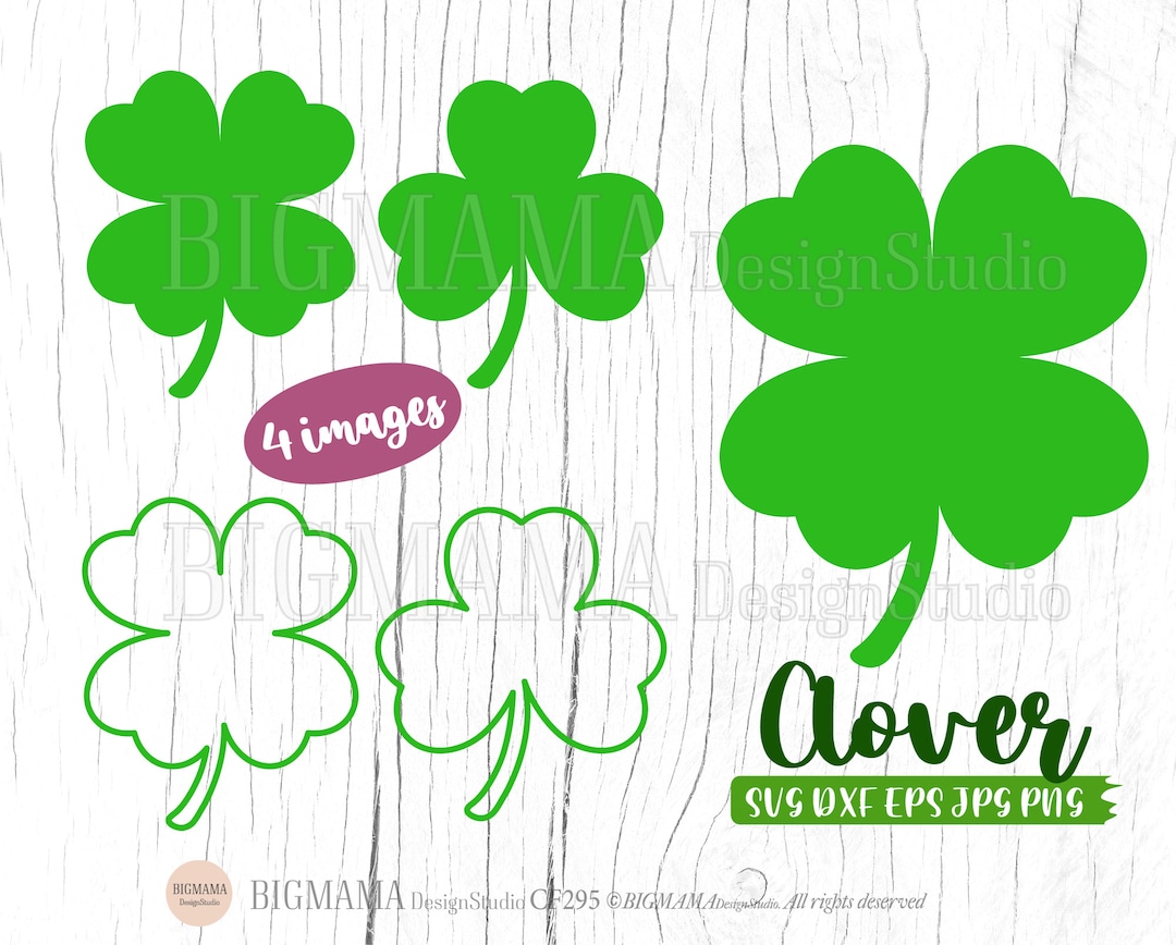 Clover Svg Bundle,clover Svg for Cricut,clover Svg File,st Patricks Day ...