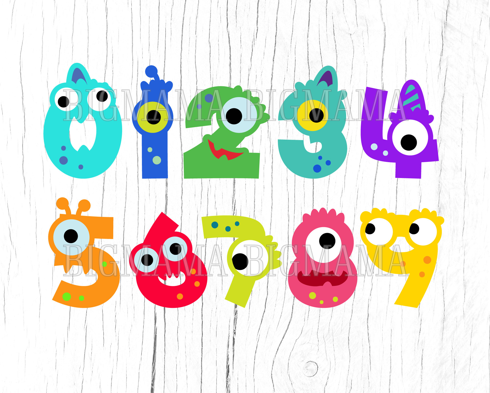 Monster Alphabet Svg,numbers,letters,birthday Boy,bundle,name,layered ...